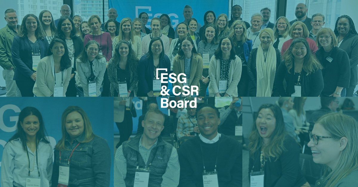 ESG & CSR Board #CommunityAppreciation