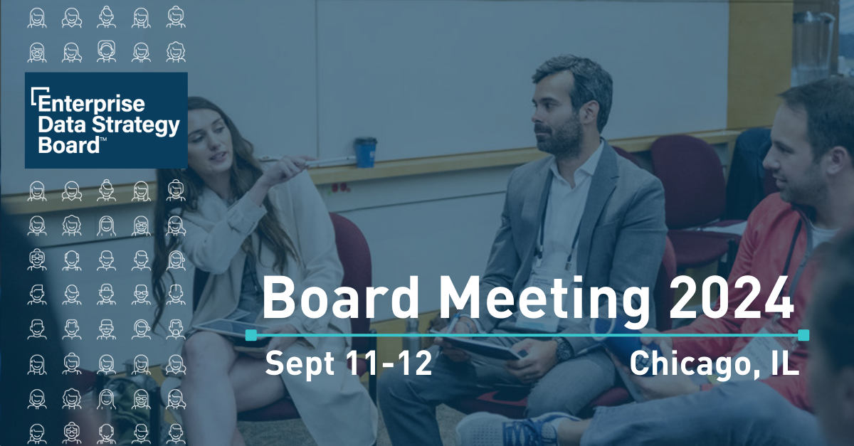 Enterprise Data Strategy Board Meeting Agenda – Fall 2024 | Board.org
