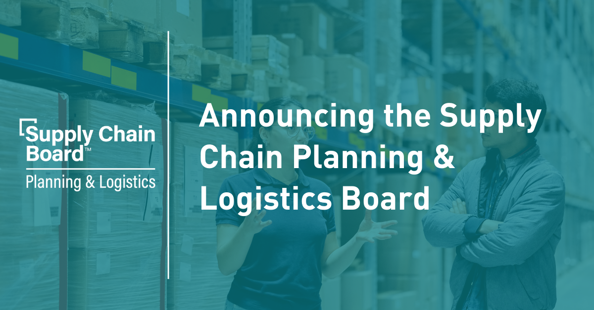 Announcing the Supply Chain Planning & Logistics Board | Board.org
