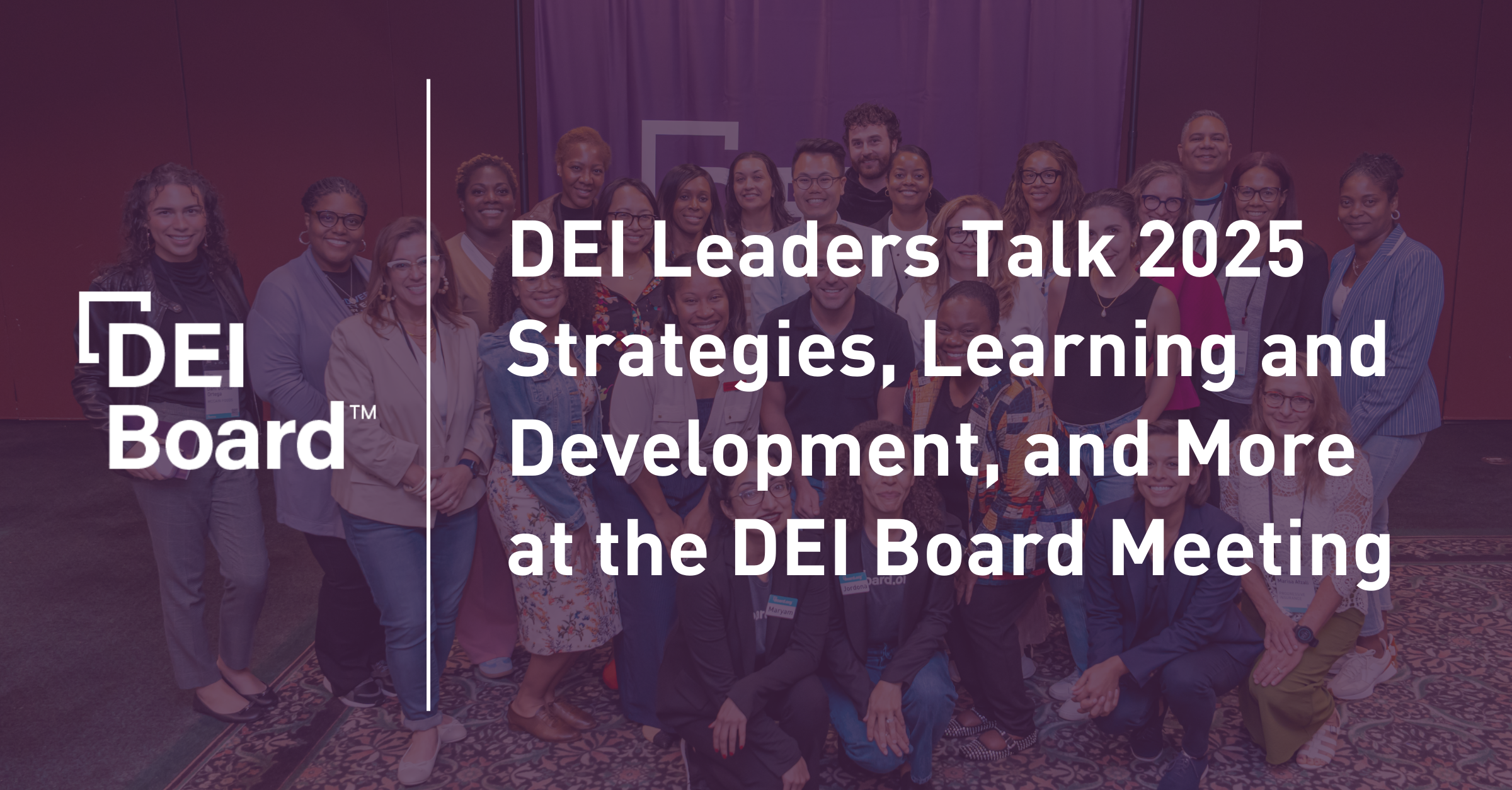 DEI Leaders Talk 2025 Strategies, Learning and Development, and More at ...