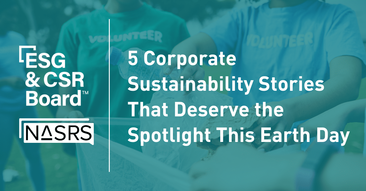 Corporate Sustainability Stories: Earth Day | Board.org